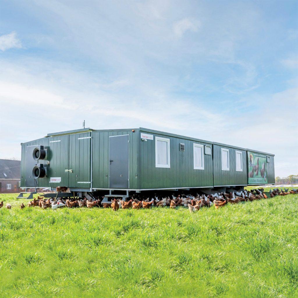 Poulaillers mobiles avec technologie d'étable innovante - farmermobil GmbH